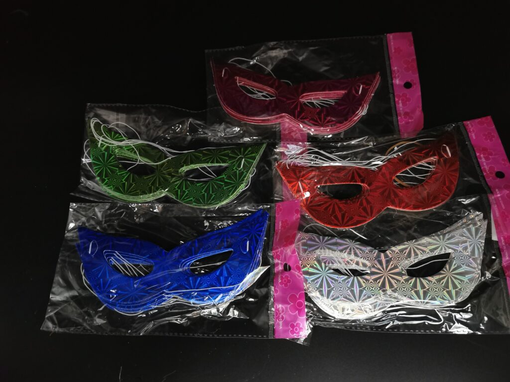 Antifaz Papel Color Surtido*200U - Cotillon Yang