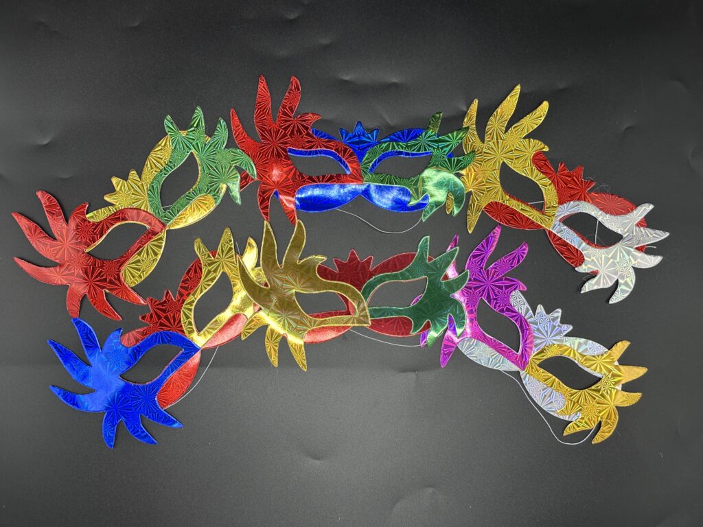 Antifaz Papel Color Surtido*120U - Cotillon Yang