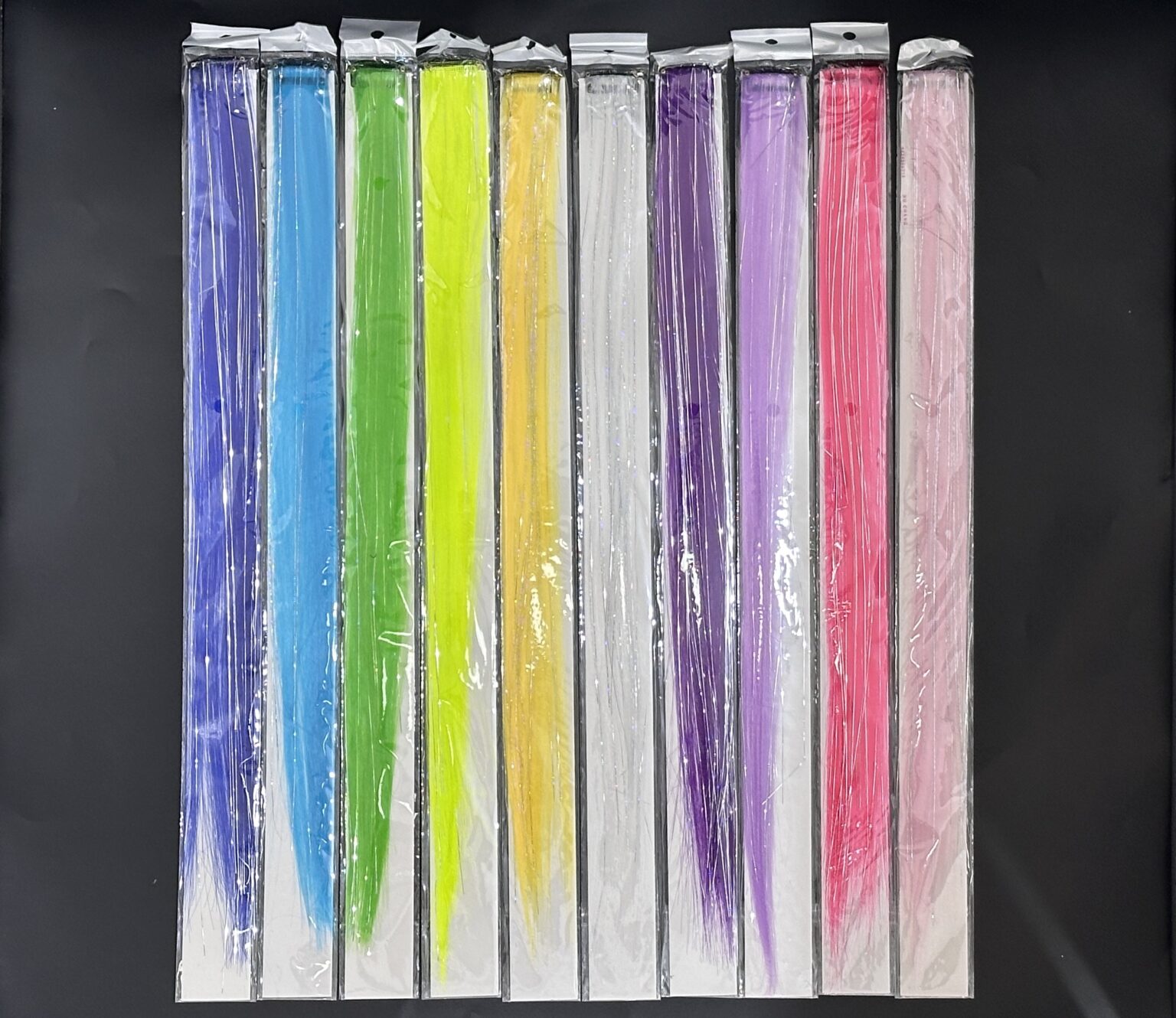 Extensiones Mechas Clip Con Brillo*20U - Cotillon Yang